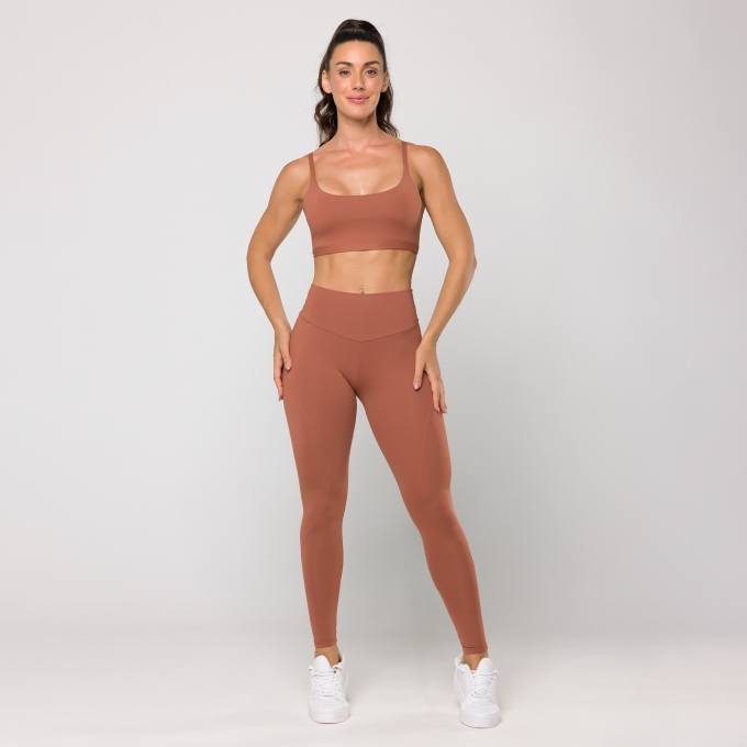 Top Oxy Marrom | Glows Fitness